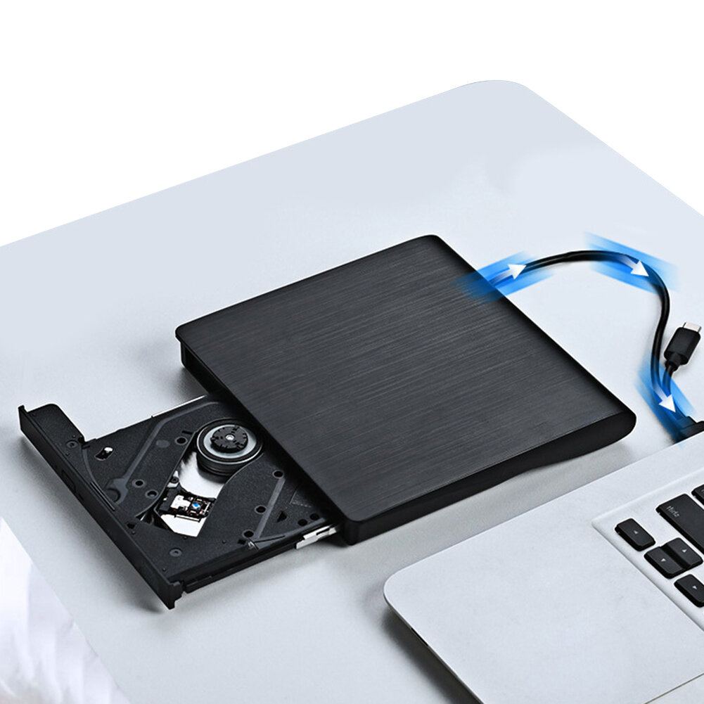 USB 3.0 внешний DVD-привод с разъёмом USB-C для чтения и записи дисков