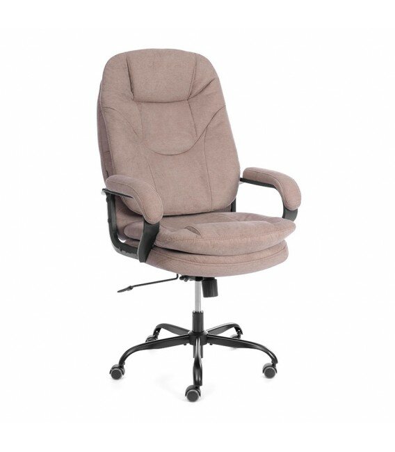 TetChair Кресло COMFORT Lux metalBL (22) ткань, светло-коричневый