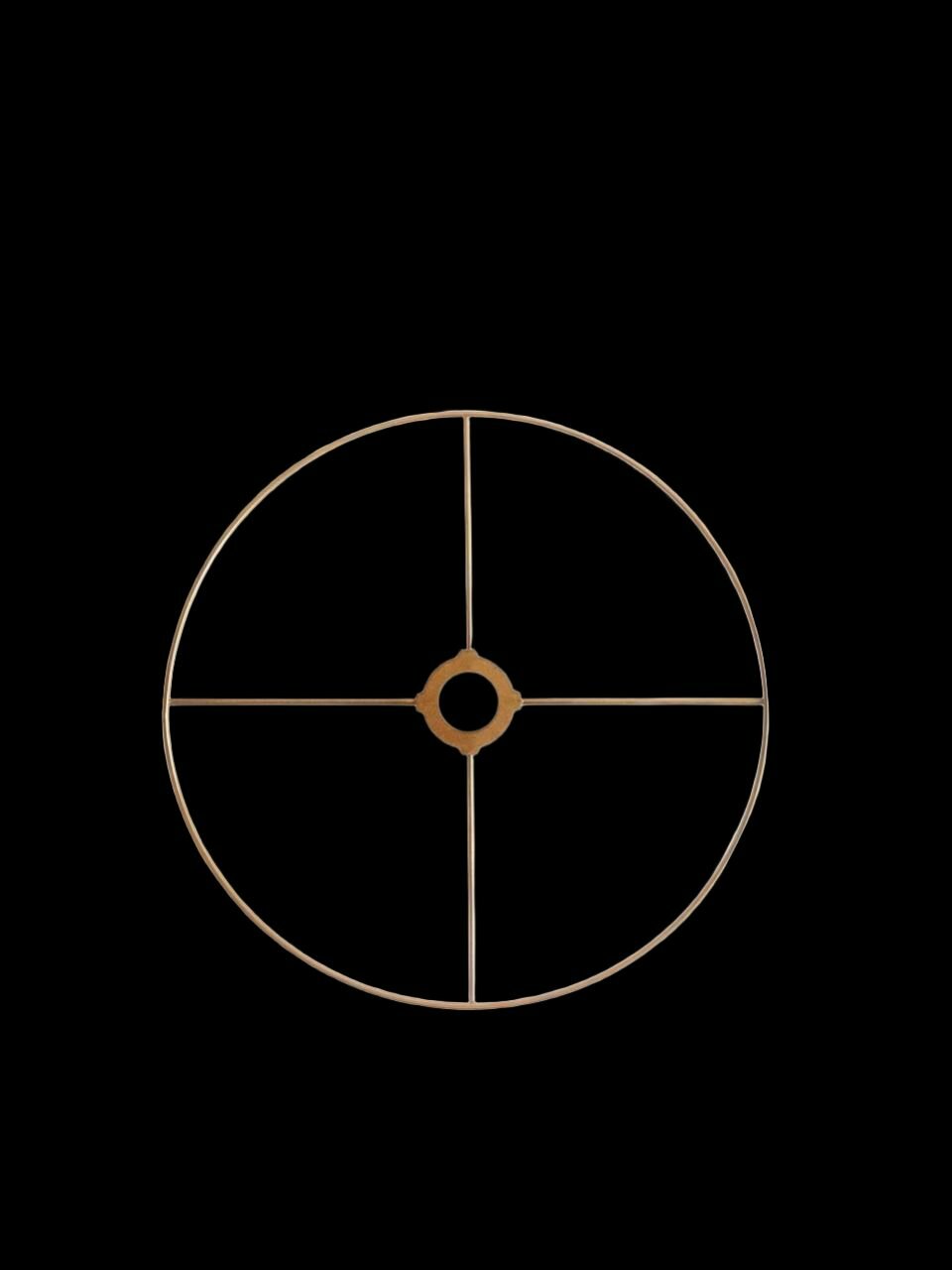 Основа для абажура D300 Золото