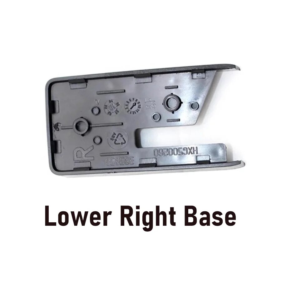 1 шт, третий ряд сиденья, открытый переключатель, ручка, основание/крышка, автомобильные аксессуары, подходят для Land Rover Discovery 3 4 HXG500270/HXG500260 1Pc Lower Right Base