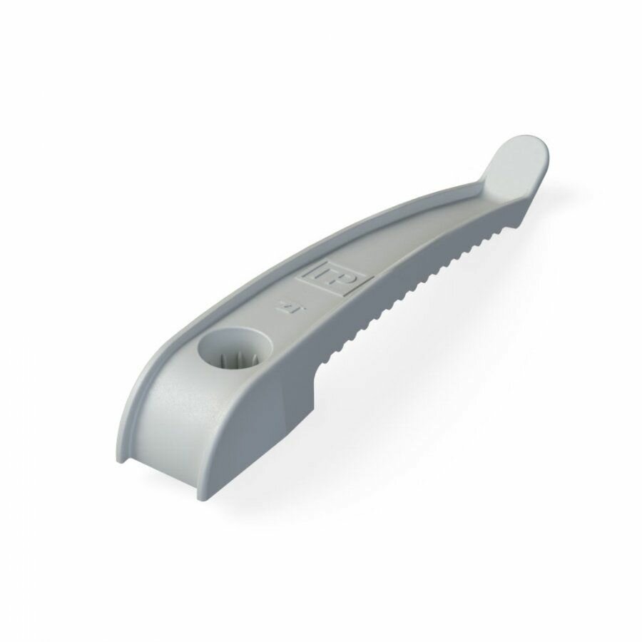 Держатель кабеля односторонний для прямого монтажа на 8 мест серый 20шт Промрукав