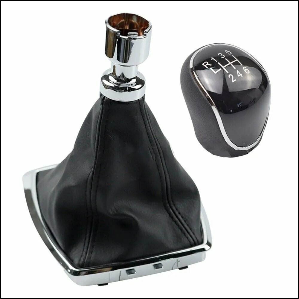 Эксклюзивный хромированный селектор КПП 6ступенчатый с чехлом для Ford Kuga CMax OZBDBO