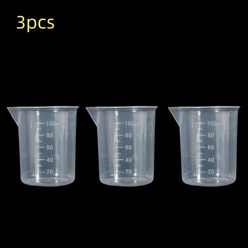 Пластиковый мерный стакан 100 мл 100ml-3pcs