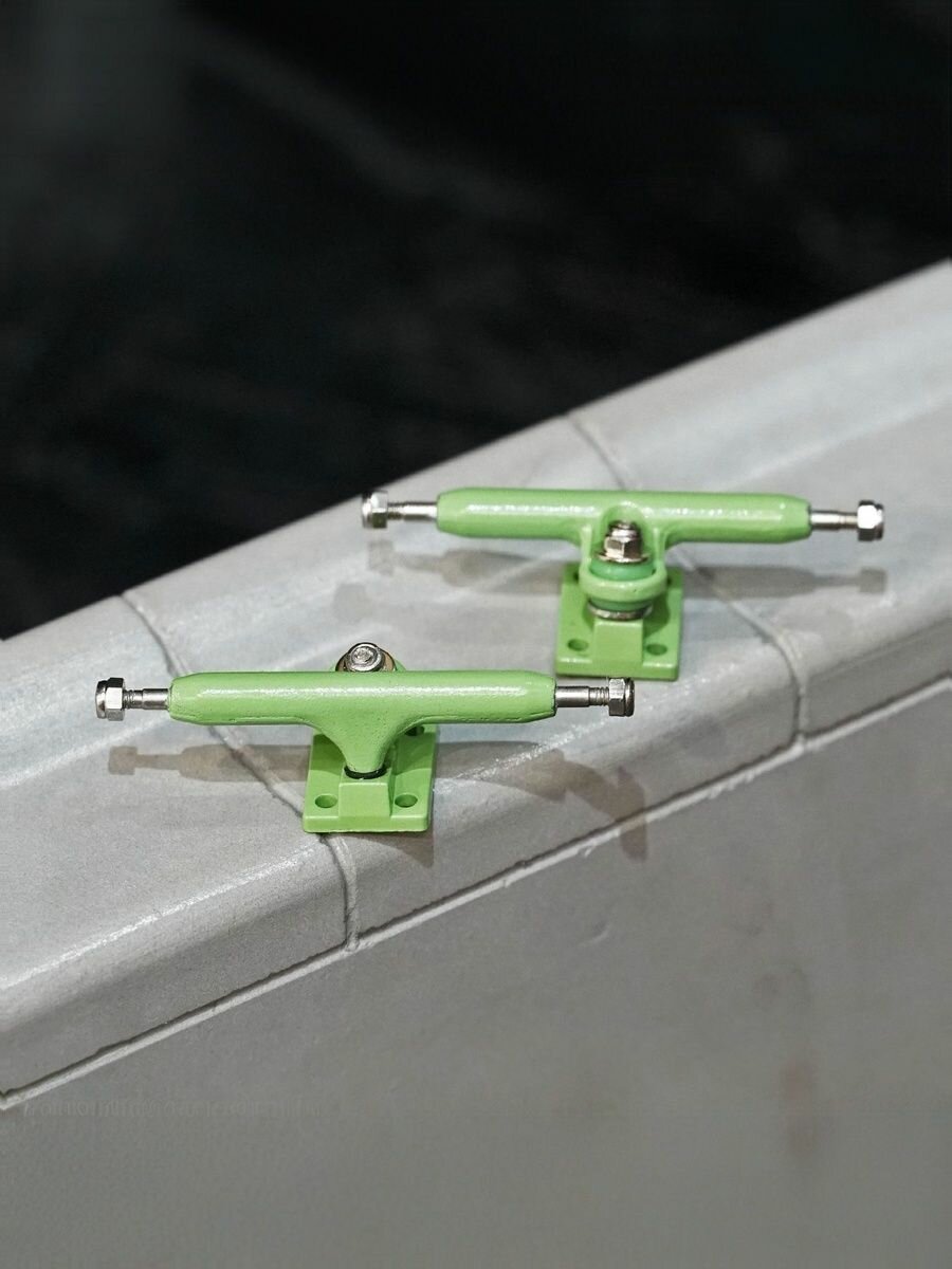 Траки для фингерборда MSS Pro PC new 34 мм зеленые