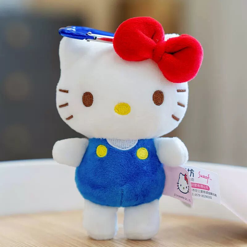 Оригинальный плюшевый кулон Hello Kitty, брелок для сумки Hello Kitty, игрушка-украшение, подарок на день рождения