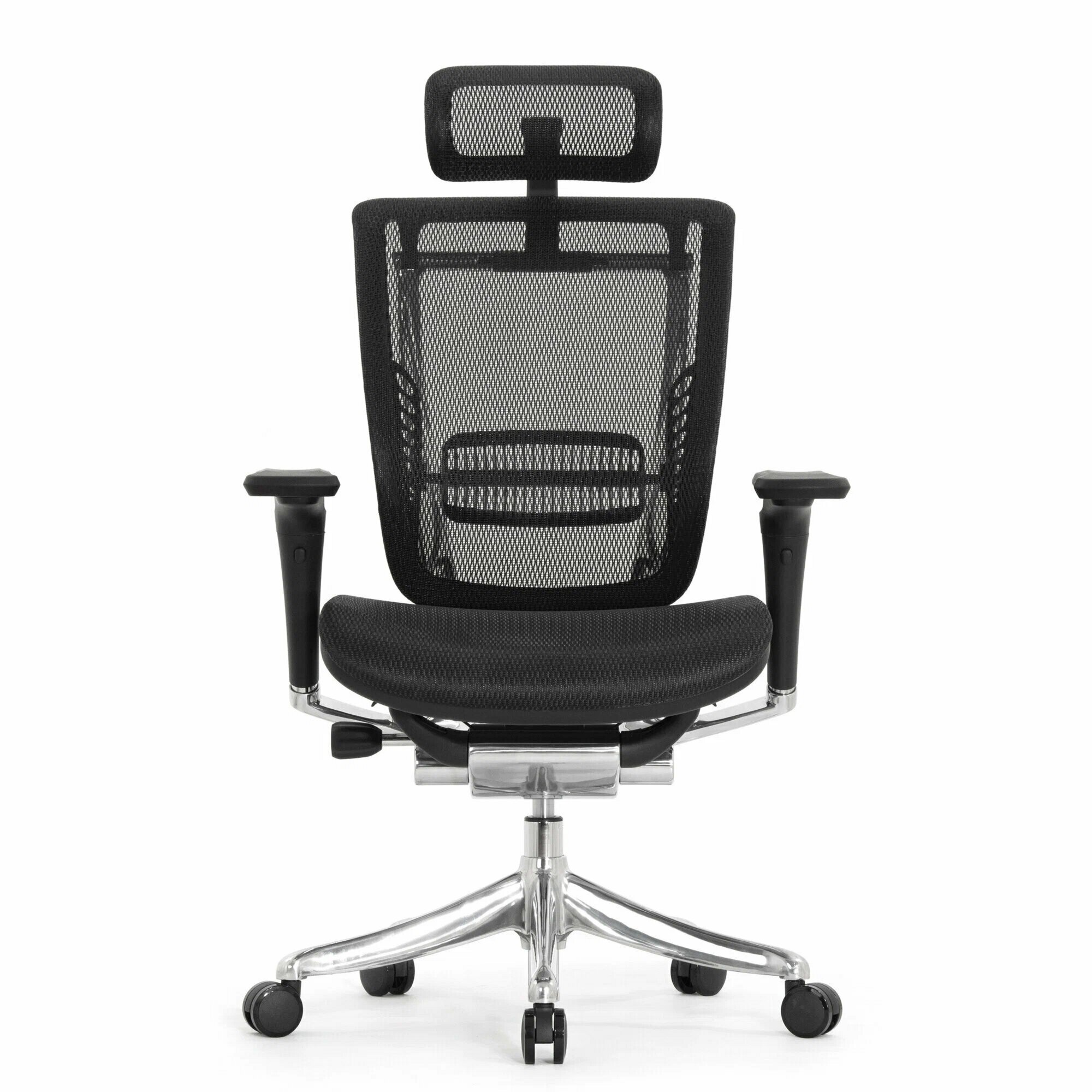 Кресло FALTO SPRING 2 (5D подголовник, подлокотники 6D(360), сетка, черный)