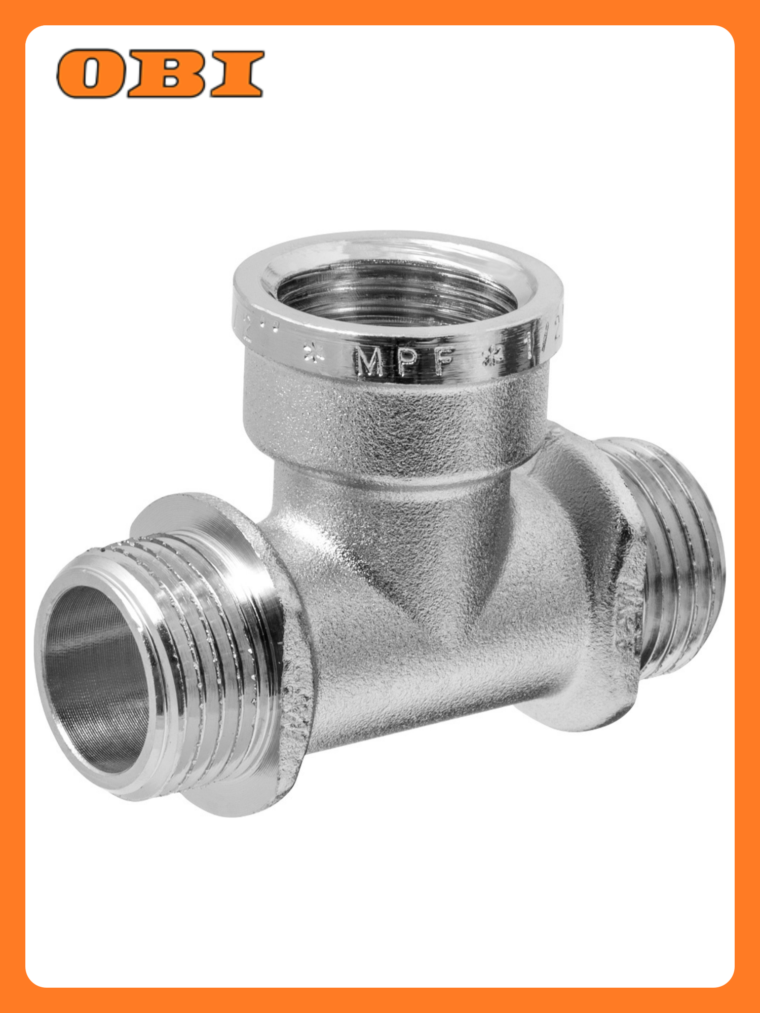 Тройник 1/2" н/в/н с ограничителем MPF
