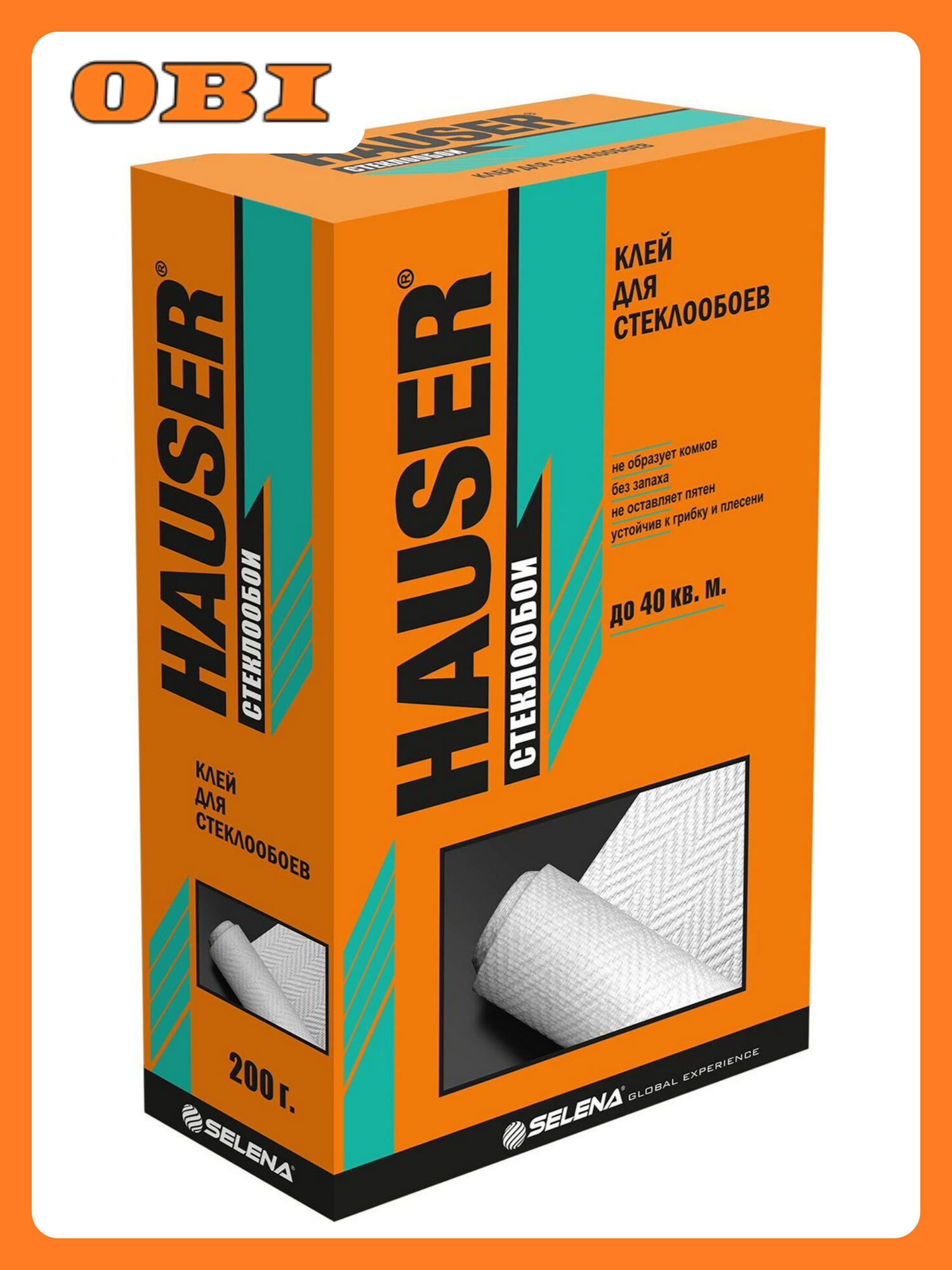 Обойный клей HAUSER для стеклообоев 200 г