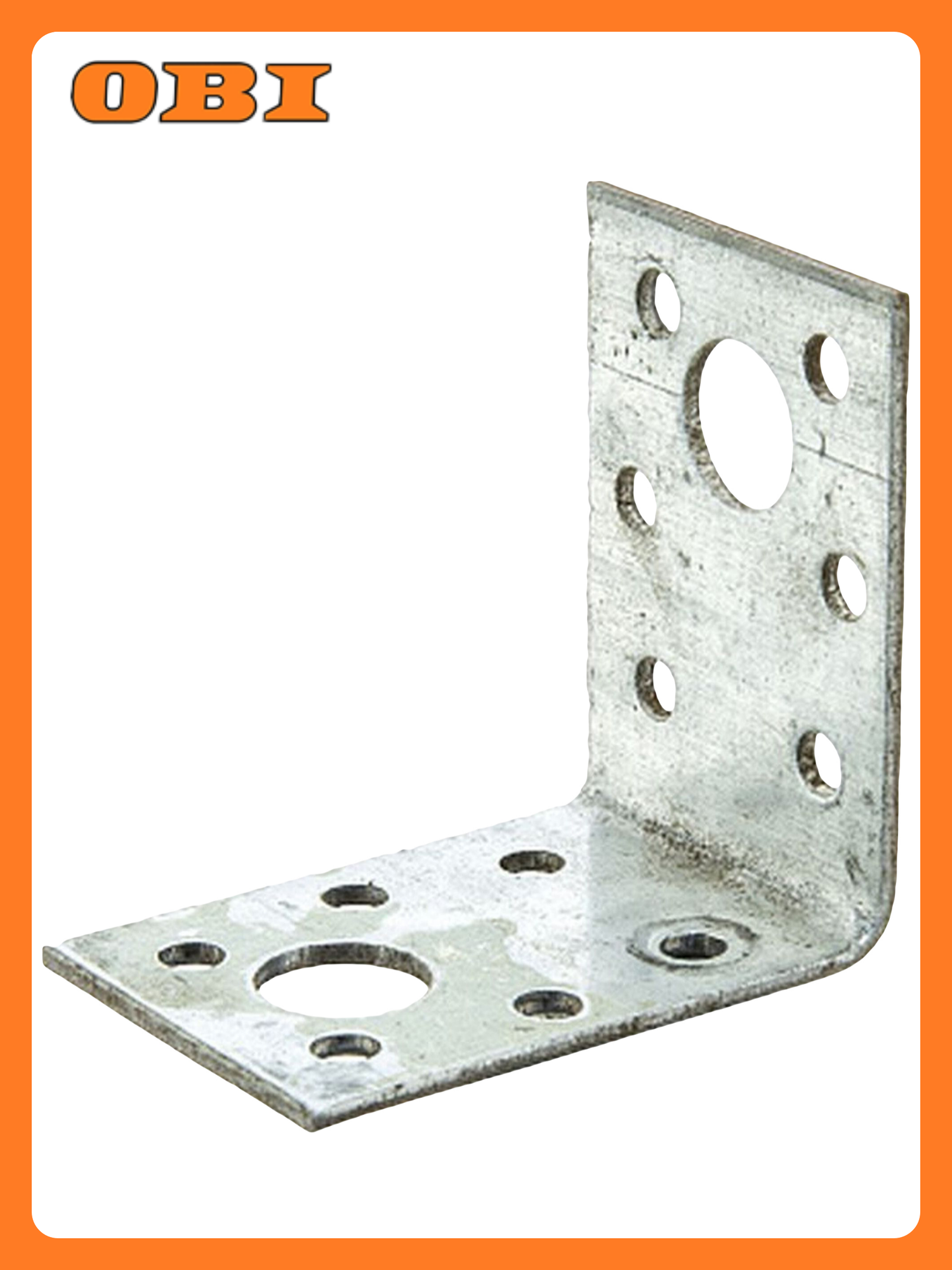 Уголок крепежный Tech-KREP kur, сталь, серебристый, 60x45x2 мм