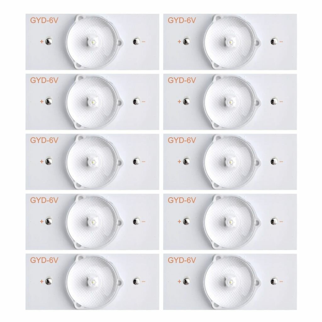 10 шт, линзы светодиодной лампы с шариками 32 65-дюймовый ЖК-телевизор с универсальной лампой с шариками-круглые 6 В