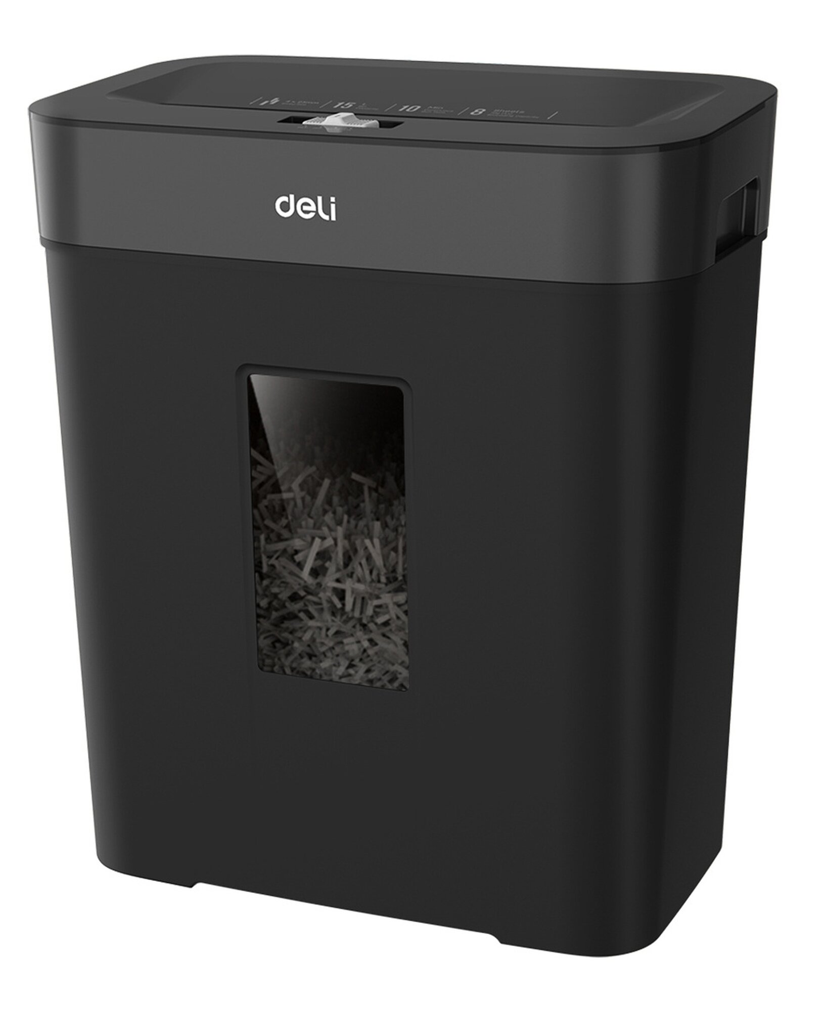 Шредер Deli ET023, уничтожитель документов, автоподача, черный, 15 л
