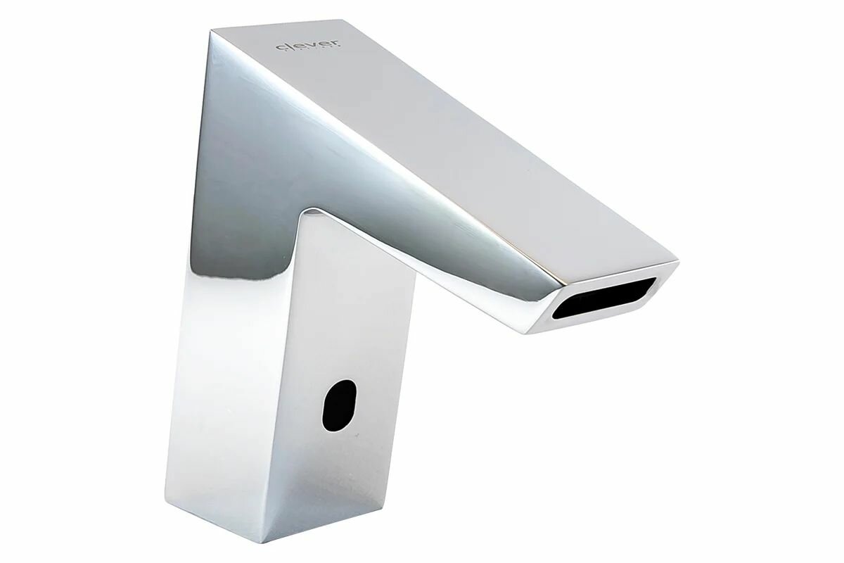 Смеситель сенсорный Clever VENTU, для раковины, с сенсорным управлением, серебристый