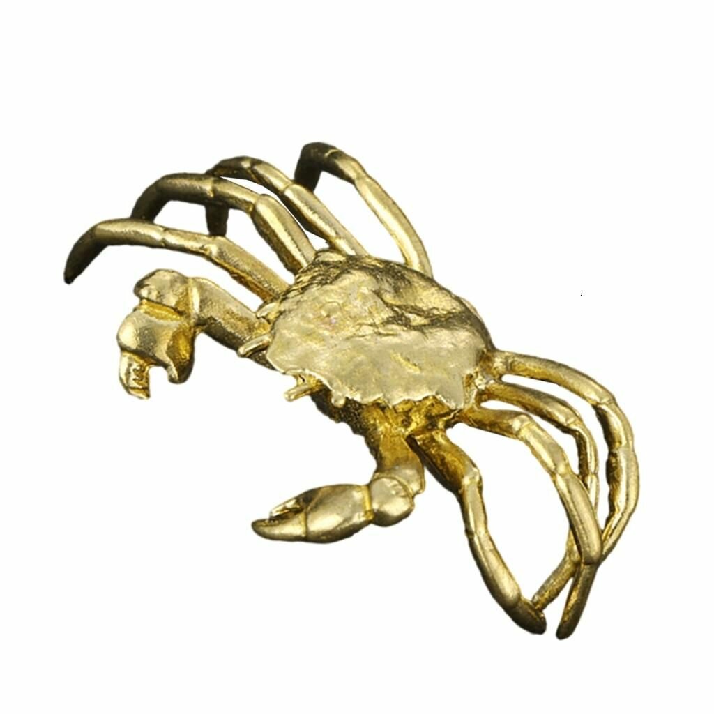 Декоративные статуэтки крабов из латуни, декор для гостиной, книжной полки, прикроватного столика, - Стиль А