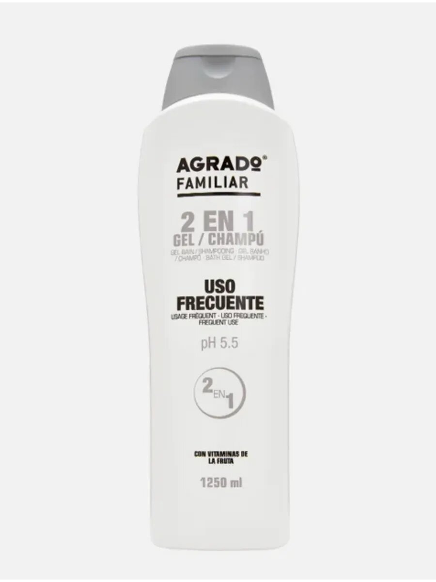 Шампунь-гель для душа AGRADO frequent use 2in1