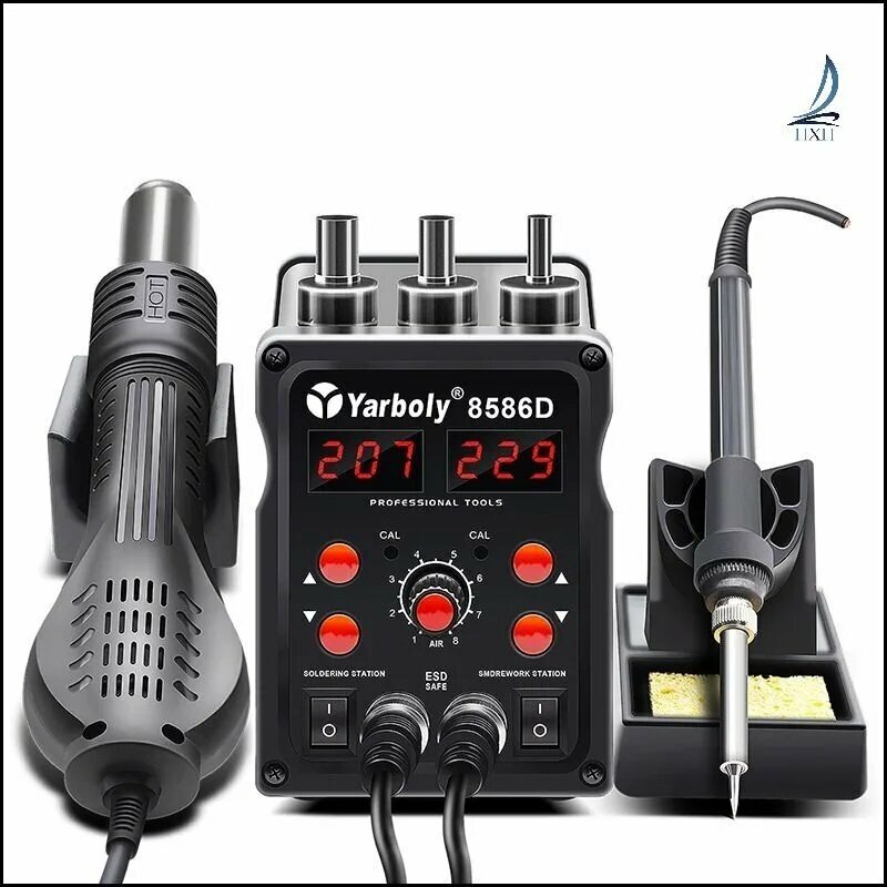 Паяльная станция 750 Вт, Индукционный нагреватель, 8 предметов