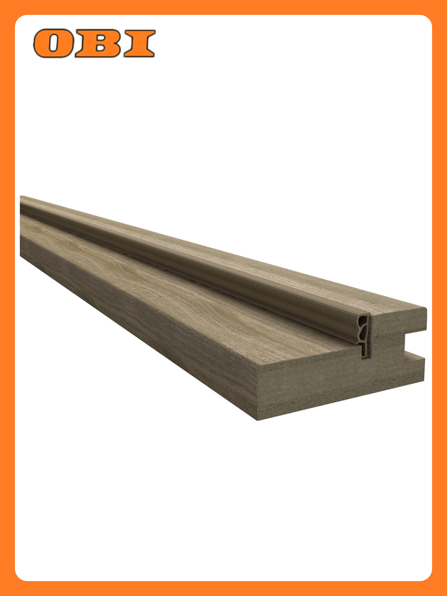 Дверная коробка VFD Лайт Стандарт, МДФ, дуб мокко, 28x2070мм, 2.5шт