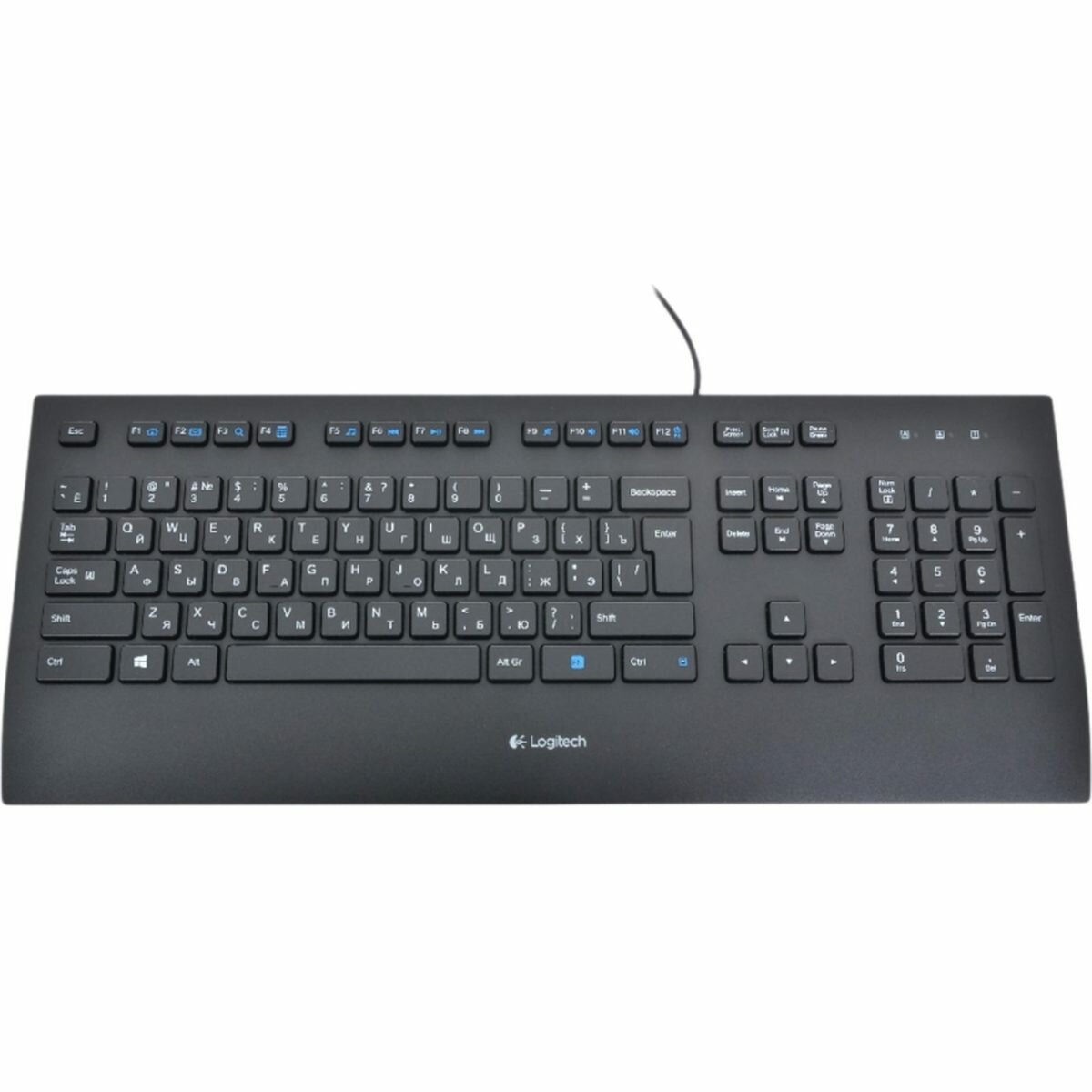 Клавиатура Logitech Keyboard K280E, USB, (920-005215) проводная мембранная (1873559)
