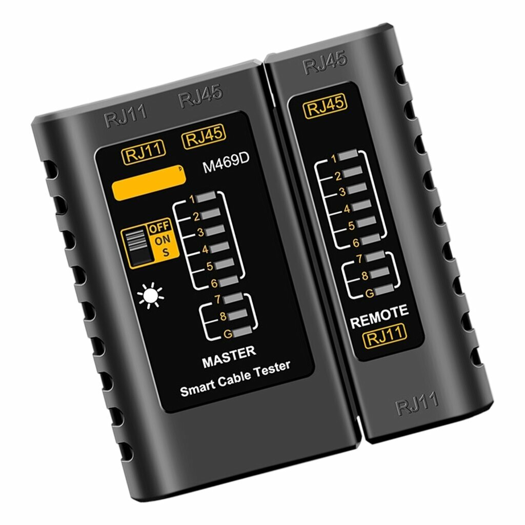 Многофункциональный тестер сетевого кабеля-черный