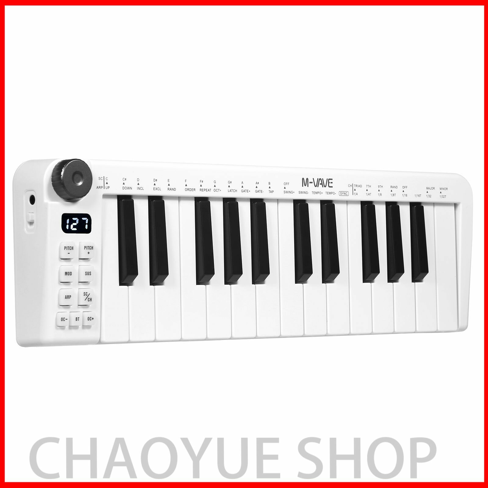 MIDI-клавиатура, M-VAVE, мини,25 клавиш, SMK, Tomshoo