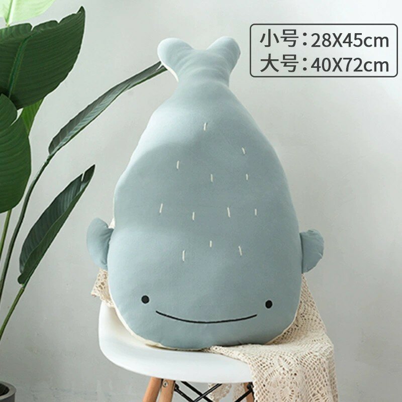 Ins мягкая лесная Подушка оптом морская птица КИТ домашняя Подушка плюшевая игрушка бутик-кукла цельная доставка
