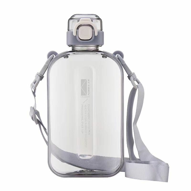 Портативная квадратная бутылка для воды без BPA--