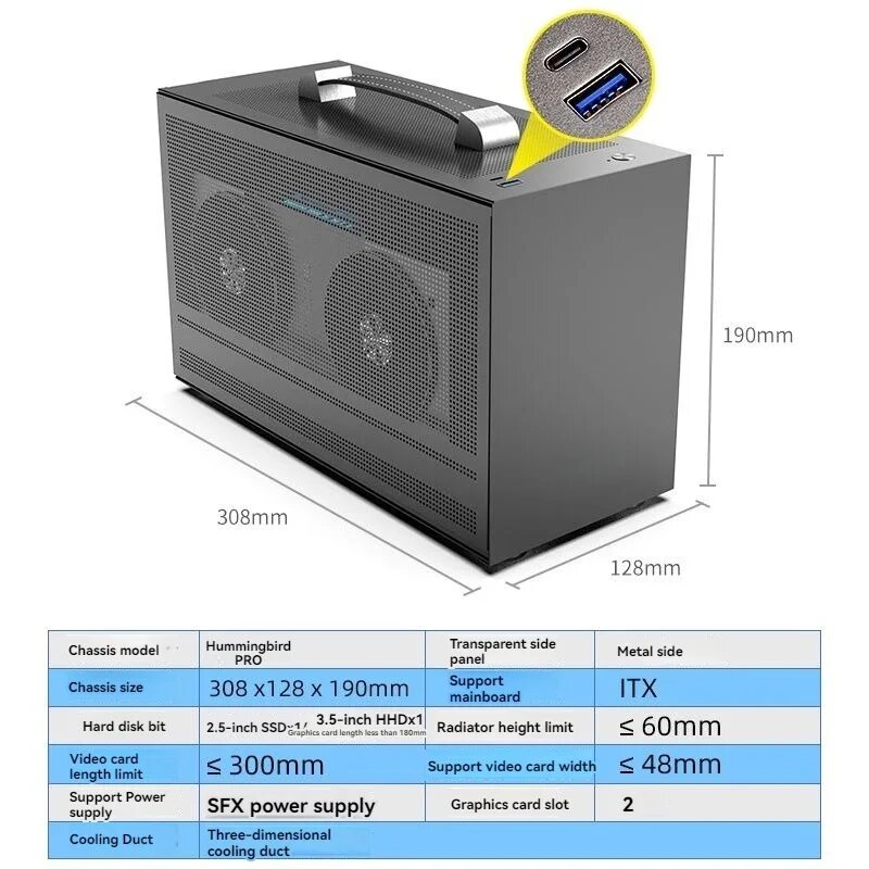 Портативный компьютер YunlinLi ITX 220В SKU1