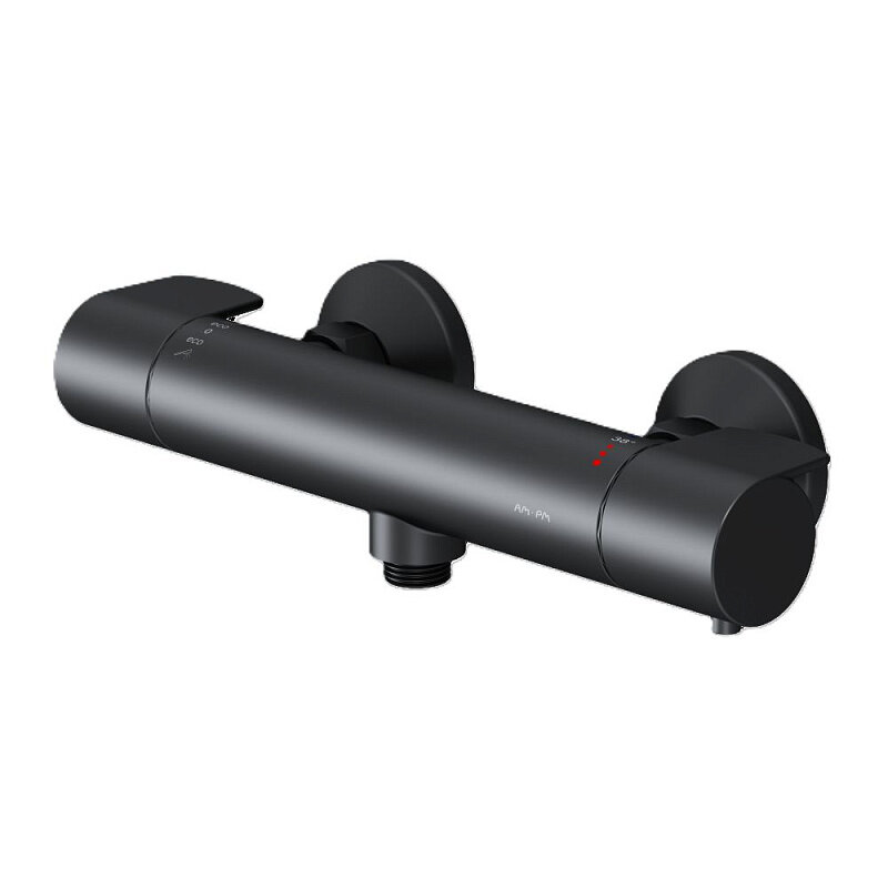 Смеситель для душа Am.Pm X-Joy (F85A40022) с термостатом, без излива, черный