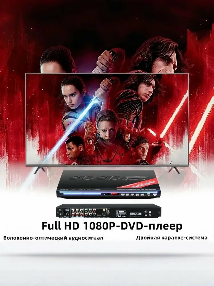 BBK-1080P DVD-плеер HDMI TV , домашний стереопроигрыватель компакт-дисков