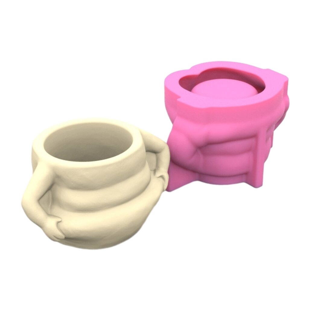 Творческий Гипс Силиконовая Форма DIY Сочные Бетонные Цветочные Горшки Ваза Гипсовая