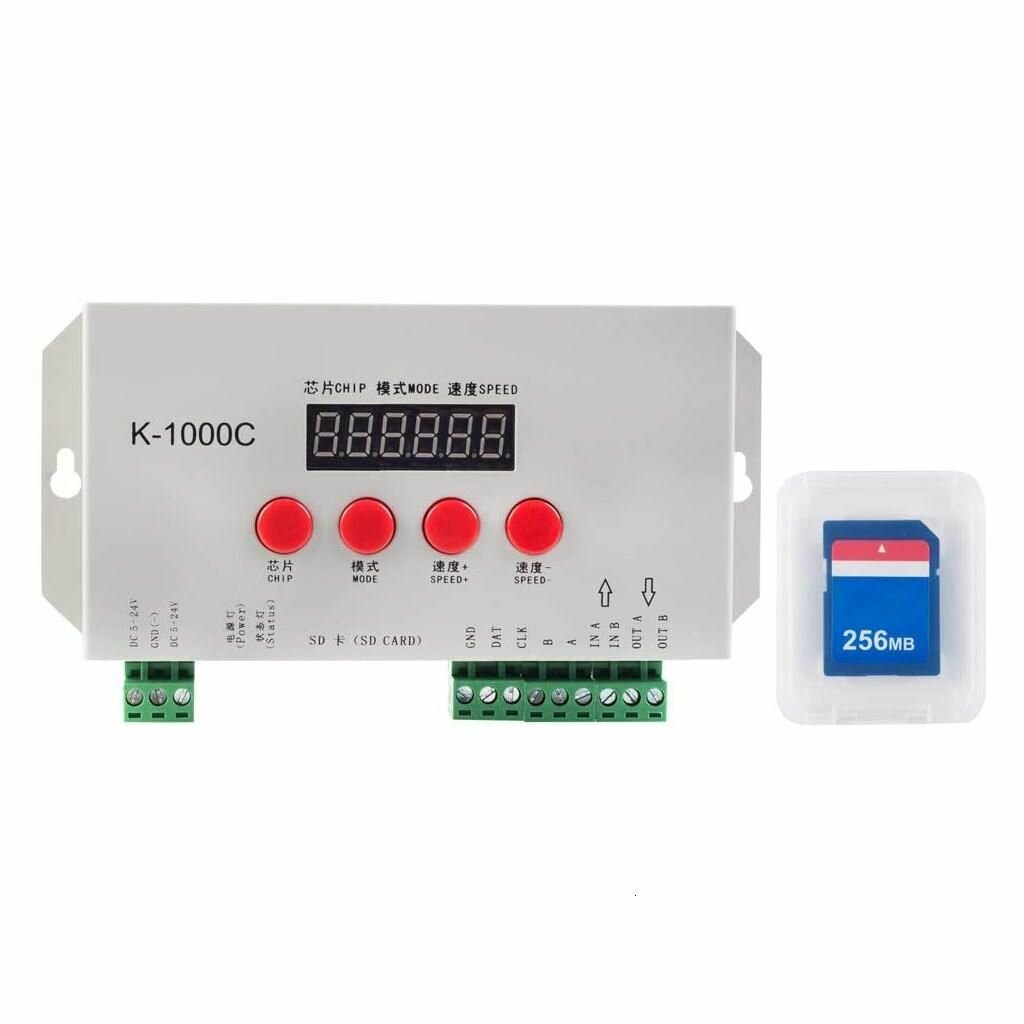 Подходит для полноцветных фонарей K-1000c с программируемым контроллером и возможностью записи кода DMX512 интеллектуального освещения