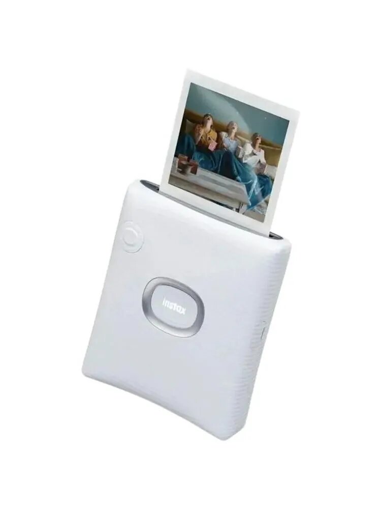 Мини-принтер Fujifilm Instax Square сублимационный, Монохромный для печати фотографий 10x2 — фото 1