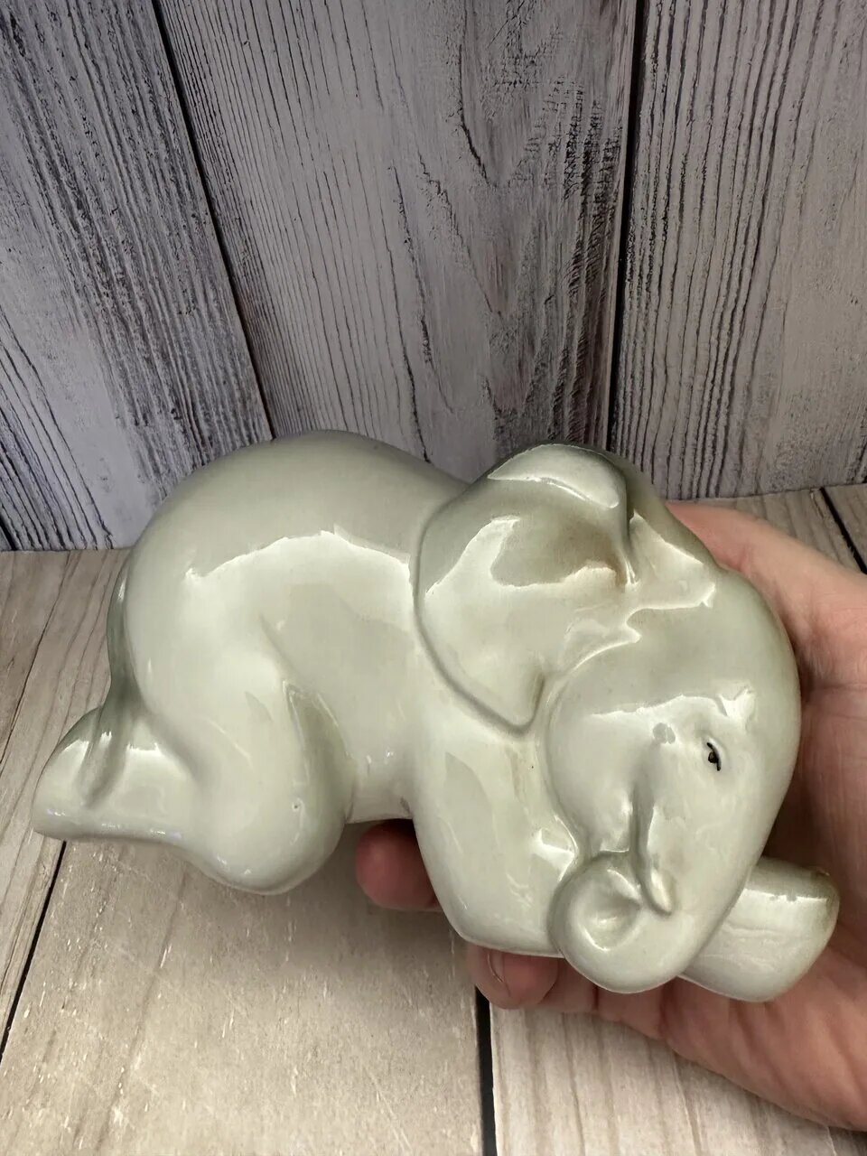 Статуэтка Слоник Фарфор Лфз 1970 годы великолепный