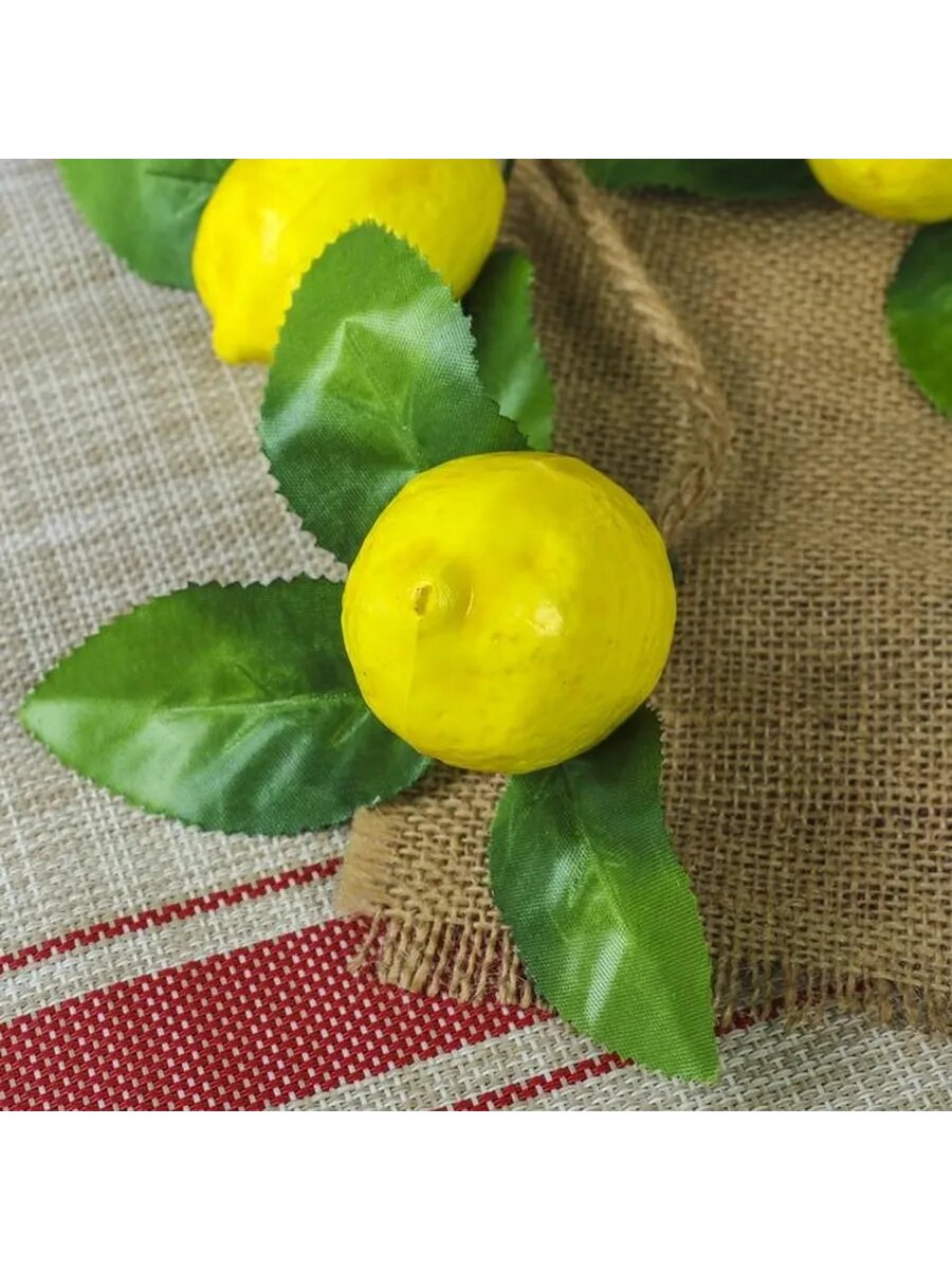 Декоративная связка лимонов для интерьера