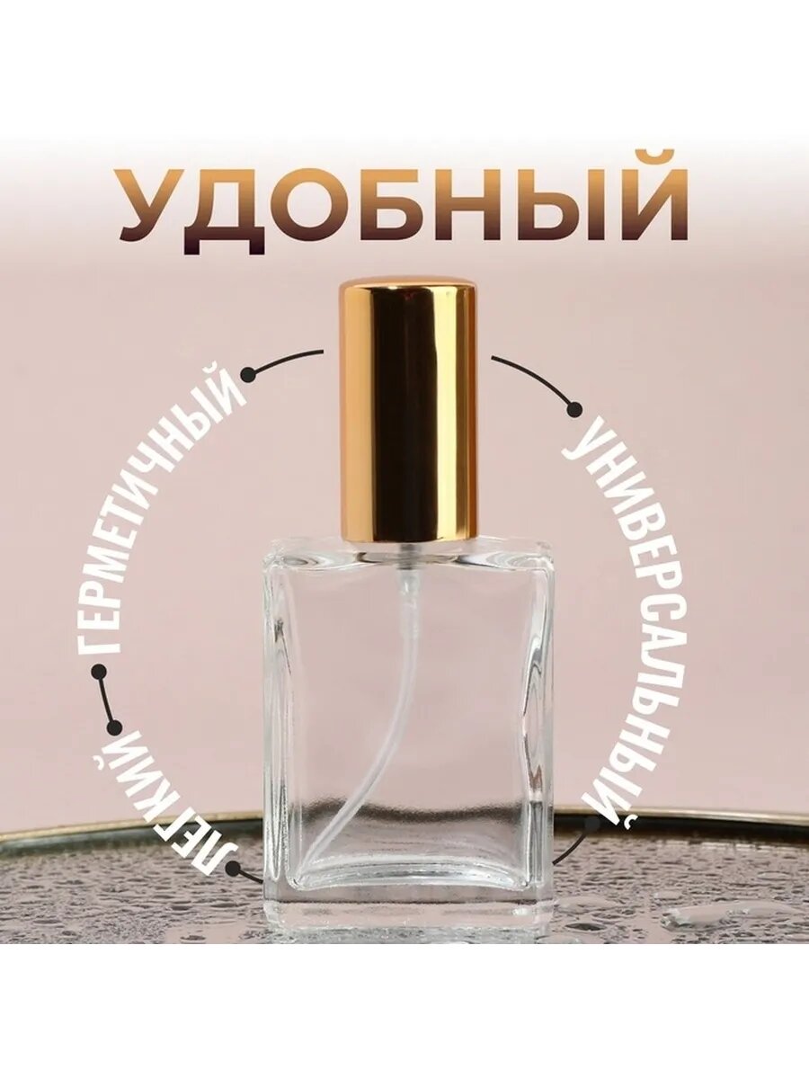 Стильный компактный флакон для духов 15 мл