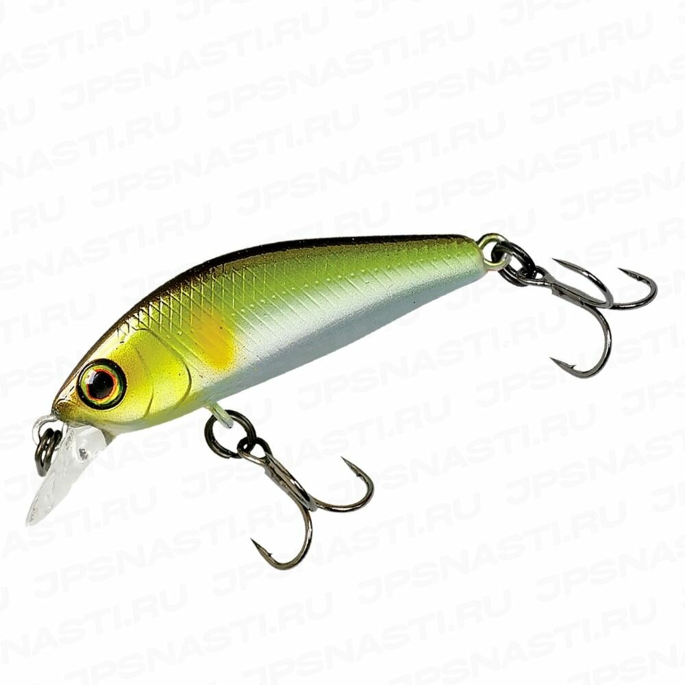 Универсальный японский воблер для рыбалки Jackall Chubby Minnow 35, 2.3 г, ayu / Приманки для ловли хищника / Воблеры на голавля