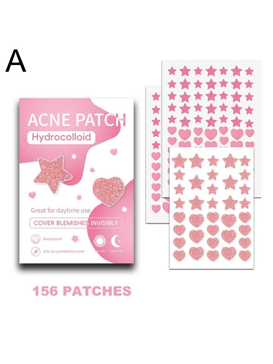 Пластыри для кожи от прыщей, гидроколлоидные, 240 шт