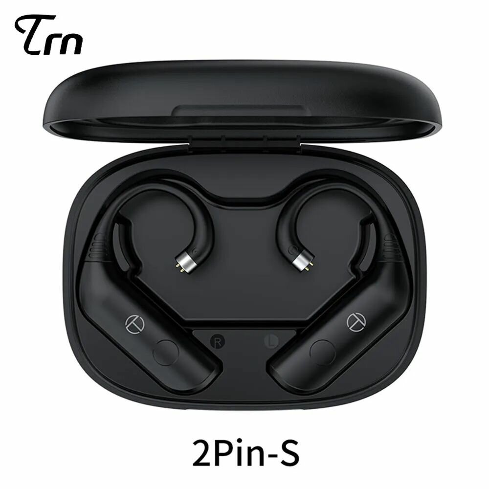 Кабель для наушников TRN BT20 Pro Bluetooth с выводом 0,78 мм/0,75 мм / MMCX/ QDC/ S/C, беспроводными ушными крючками AAC SBC С чехлом для зарядки, Шнур для KZ ZSN PRO Castor ANGZU WAN ER BL03 SE535！！！