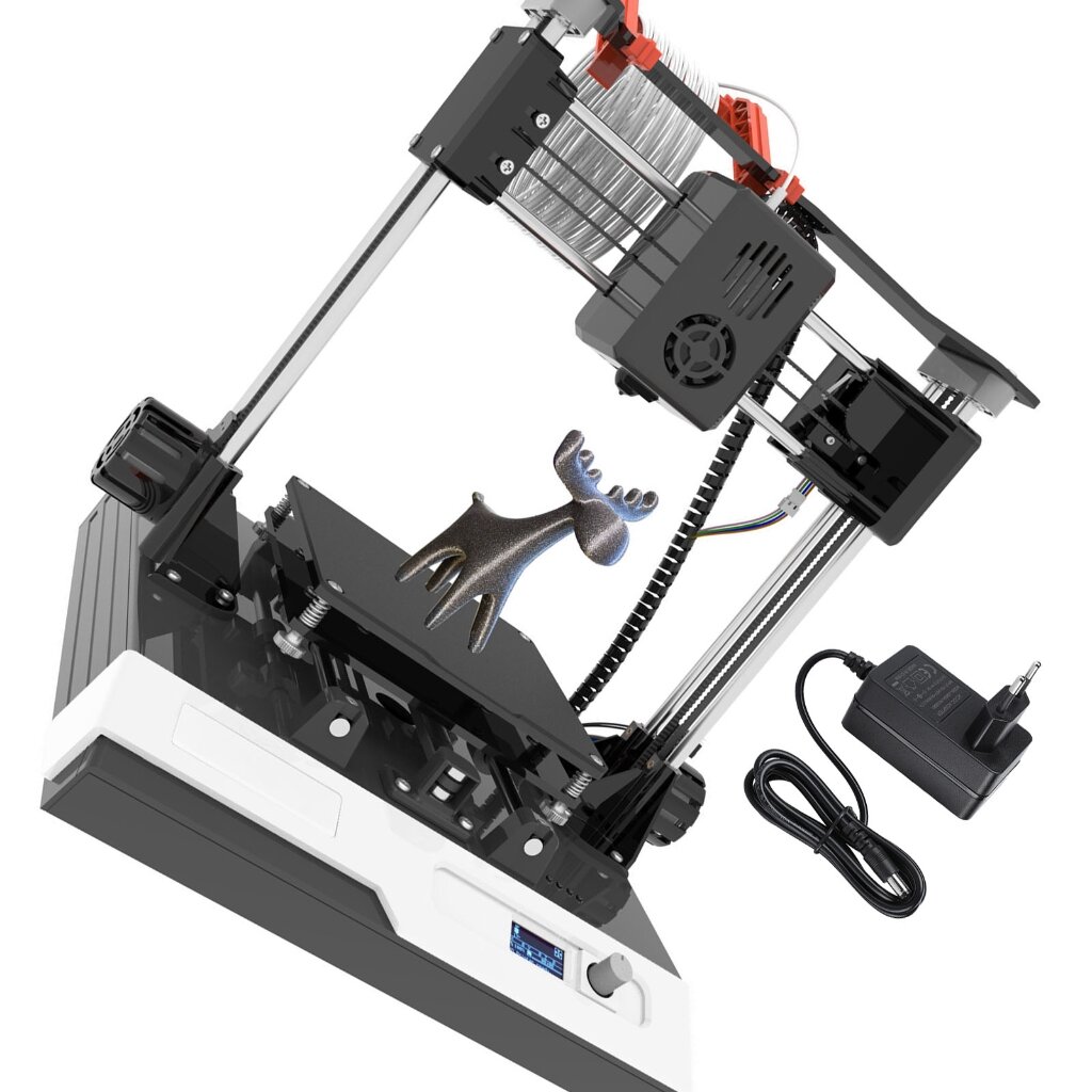 Компактный Мини-3D-Принтер Black 220V Простая Настройка Быстрая Сборка Высококачественная Печать для Начинающих