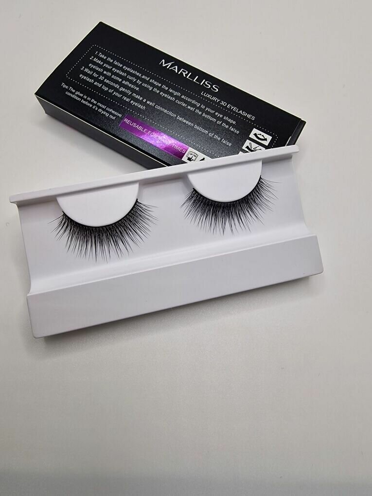 Y&M Ресницы накладные 3D Стерео эффект Marlliss Natural&Soft №1050