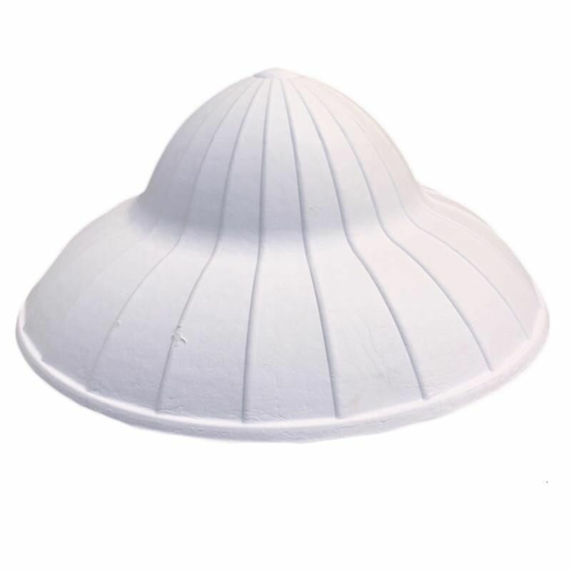 Белая маска для раскрашивания своими руками, - Большая шляпа-тазик