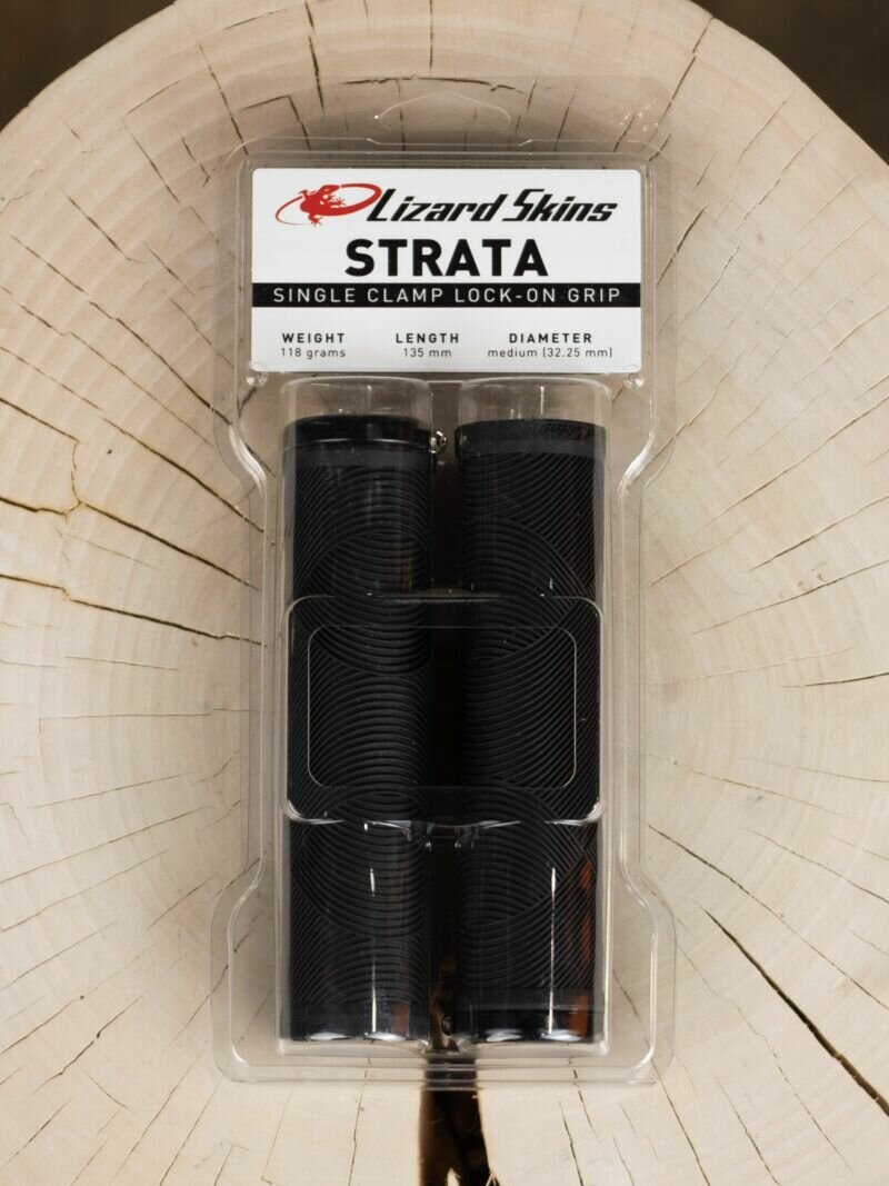 Грипсы Lizard Skins Strata Lock-On Jet Black