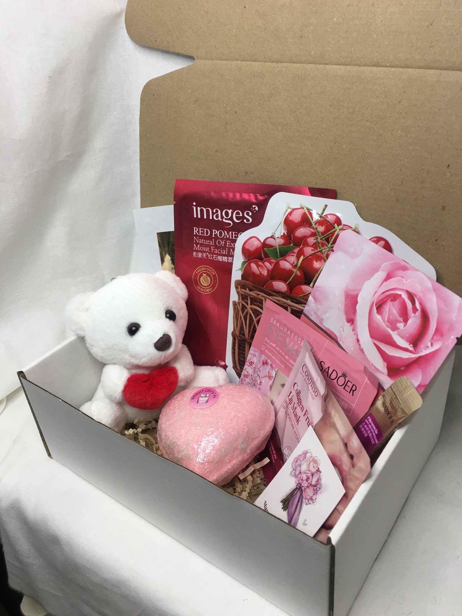 Подарочный набор на 8 марта, день рождения, 14 февраля. подарок для любимой девушки, жене, подруге, с милым медвежонком