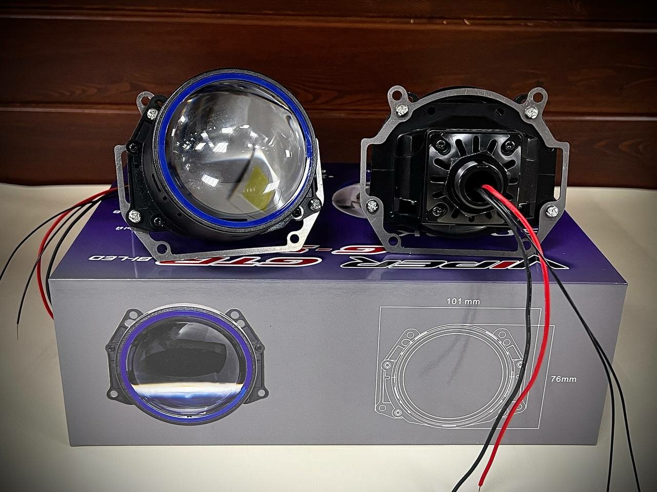 Bi Led линзы Viper GTR G5 для Volkswagen Passat B6 2005-2010 Фары Valeo / Ближний 75W, Дальний 85W, Светодиодные Би Лед модули