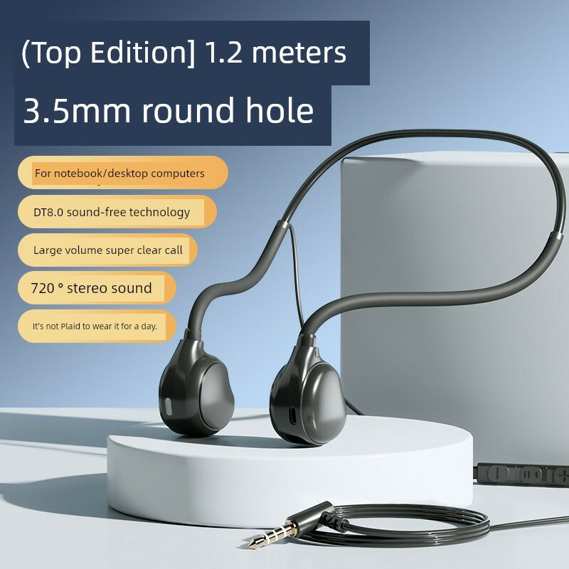 Проводные наушники с костной проводимостью, не внутриканальные, с разъемом Type-C, для мобильных телефонов и