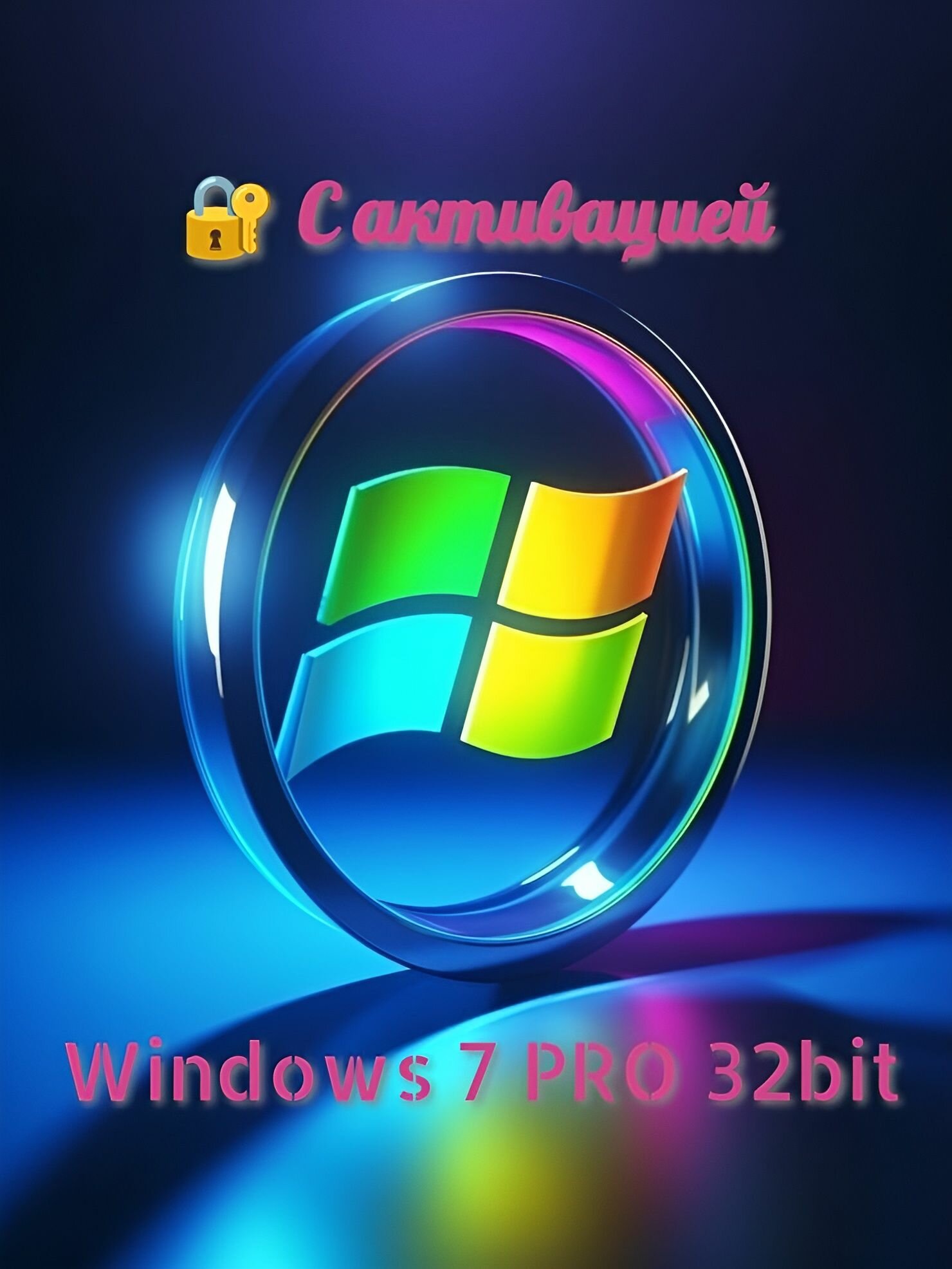 Загрузочный Установочный DVD диск Windows 7 PRO 32bit