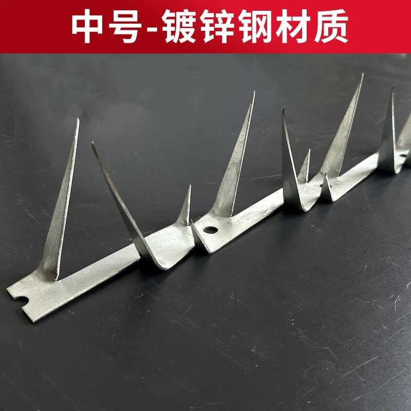 Нержавеющие стальные шипы для заборов, предотвращающие лазание, для жилых и школьных ограждений, колючие ограждения, противоугонные шипы, горячеоцинкованные шипы для предотвращения лазания