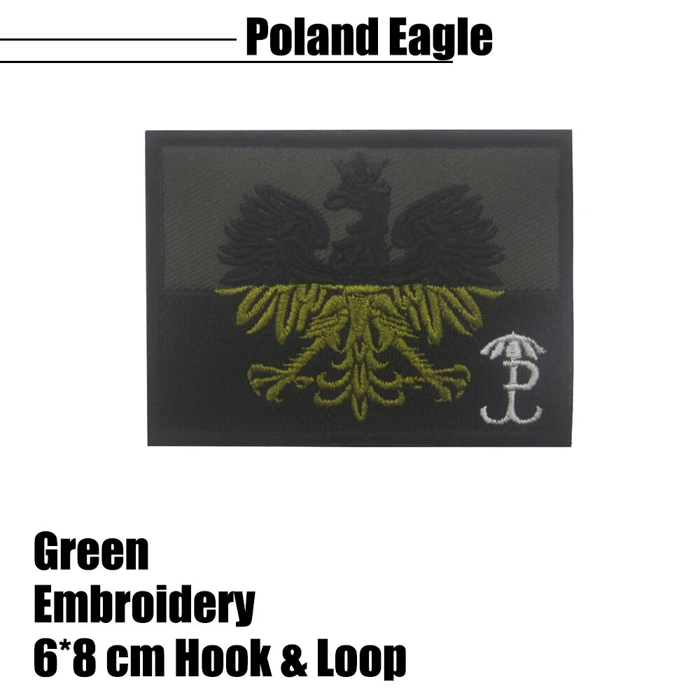 Тактическая нашивка JWK Special Force Krajowa Польша Темно-зеленый, Style 09