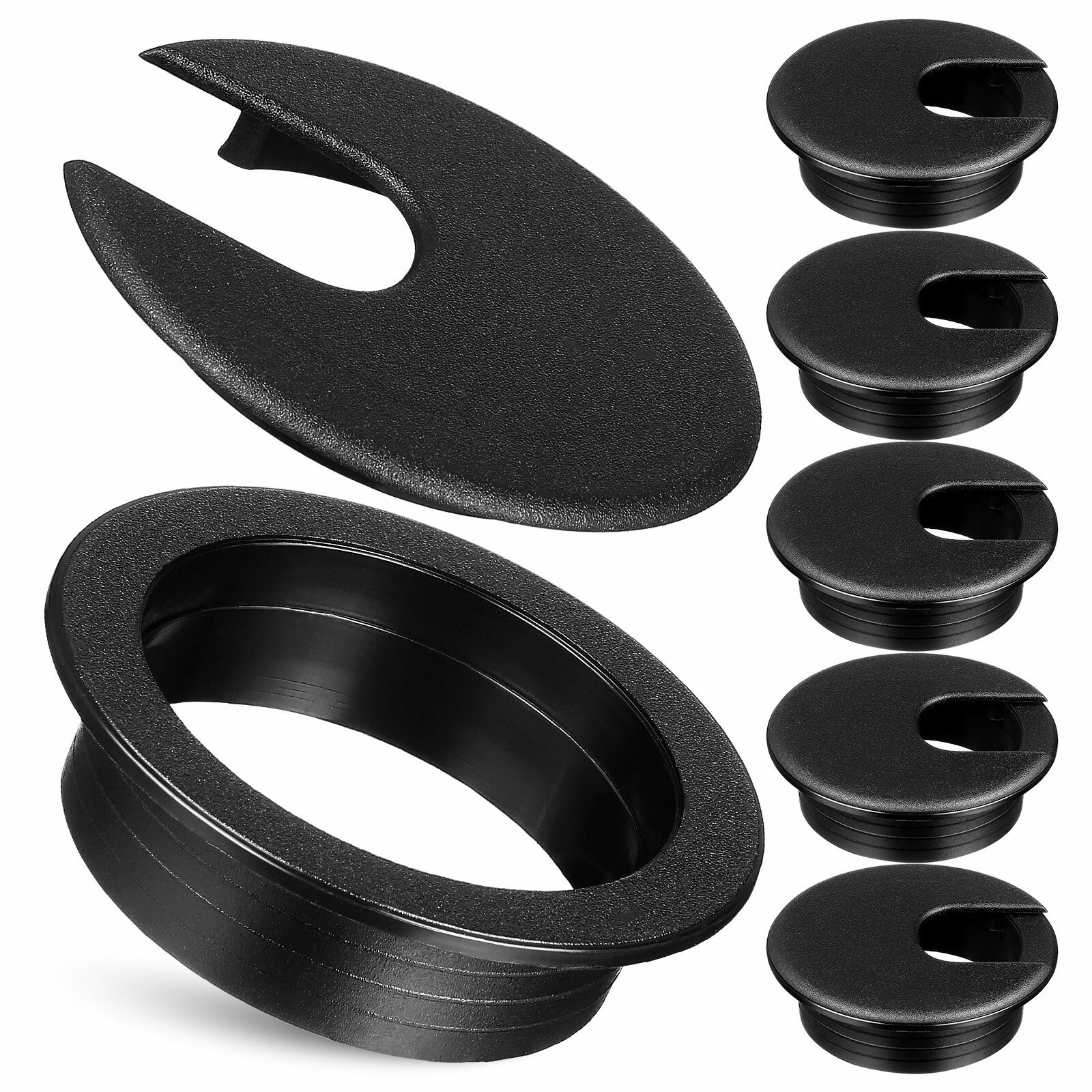 6 Штук Громметов, Из Утолщённого Пластика, Для Защиты Кабелей