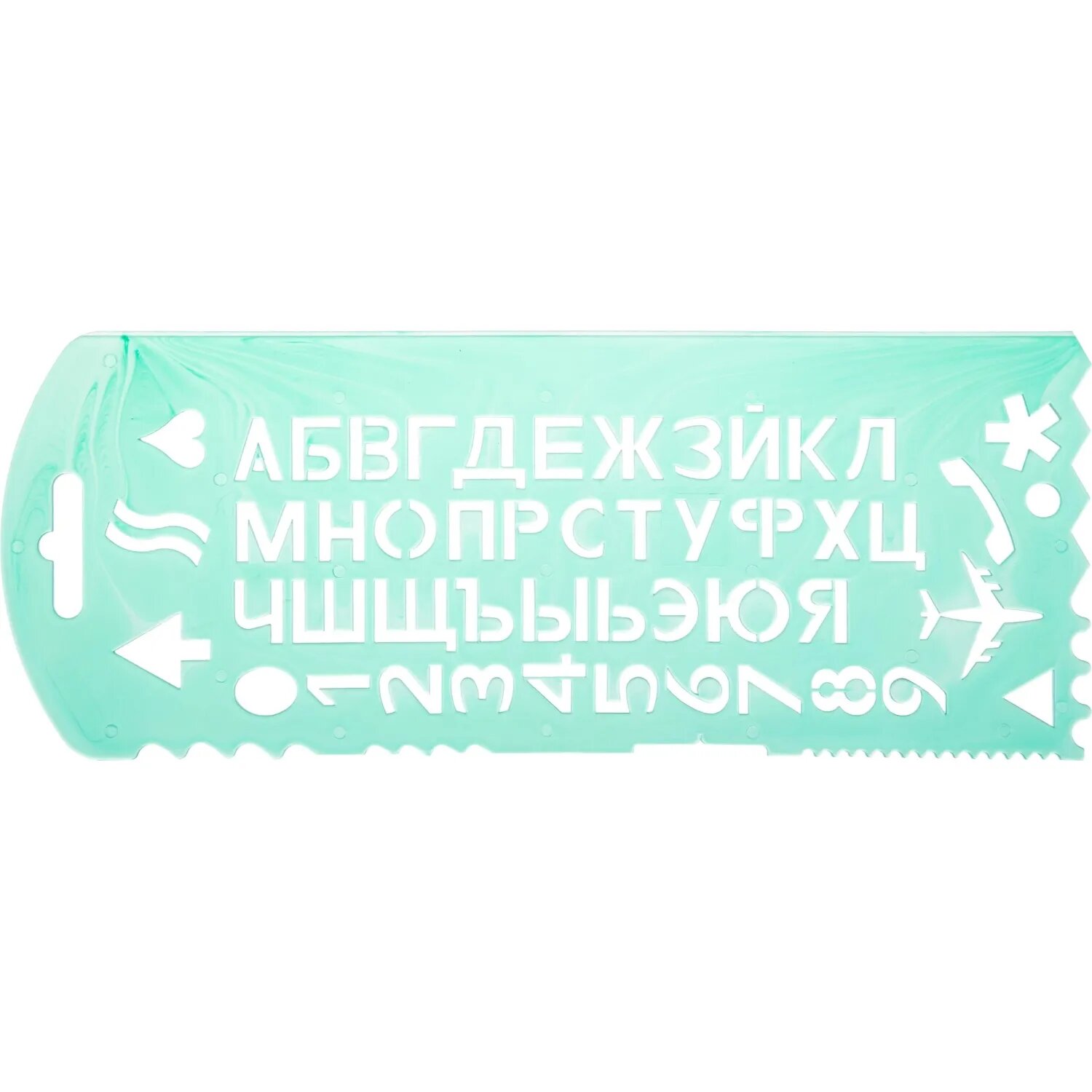 Трафарет букв и цифр с 13 символами 'ТТ31