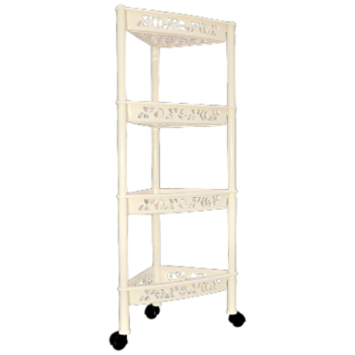 Этажерка KEEPLEX 4-Х секционная угловая 383*222*1710 П-Ц